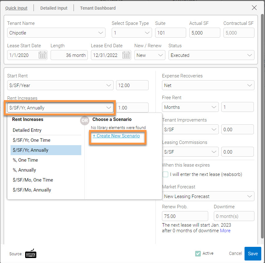 How to Enter Rent Steps – RealPage FUEL