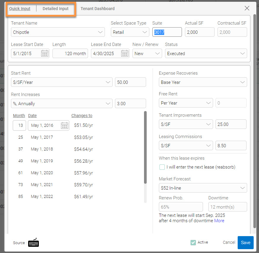 Rent Roll: Manual Input – RealPage FUEL