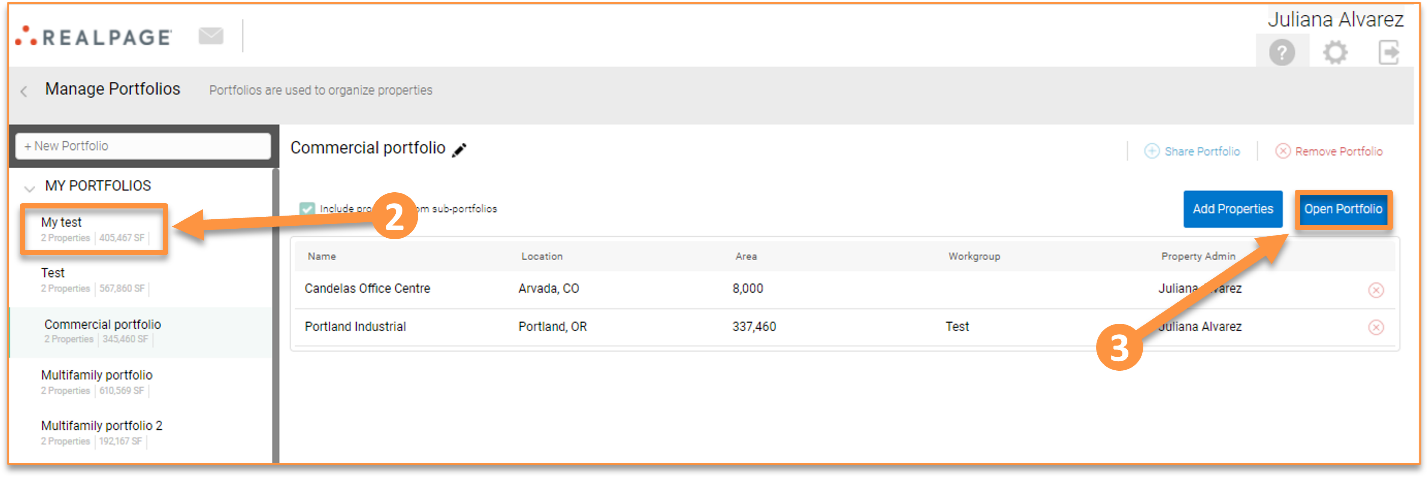 Open a Portfolio – RealPage FUEL