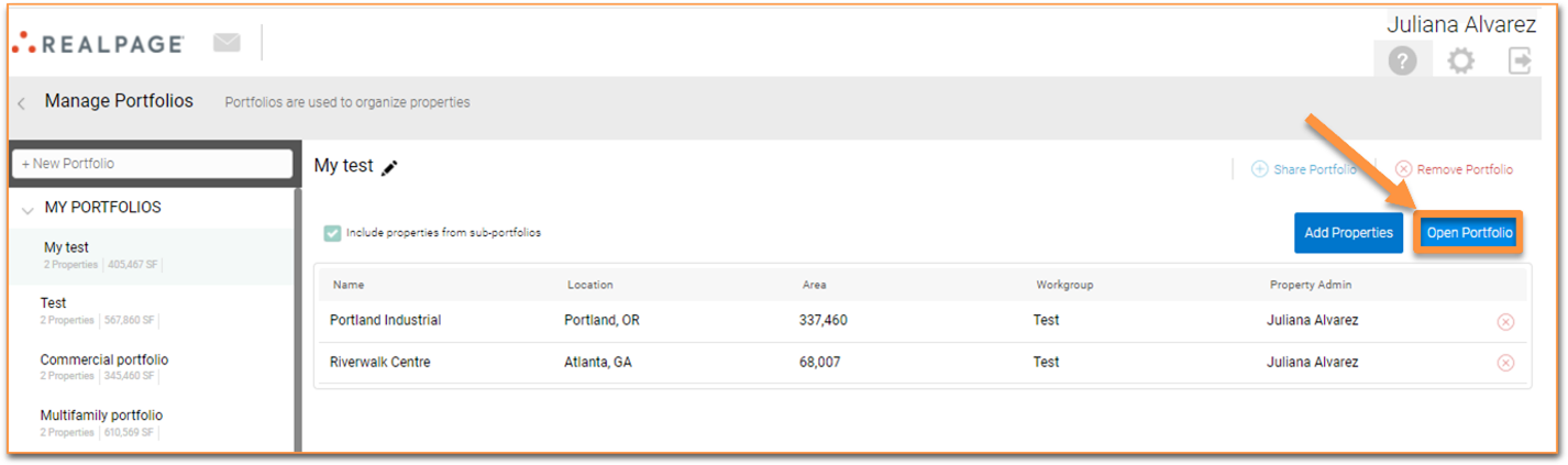 Create a Portfolio – RealPage FUEL